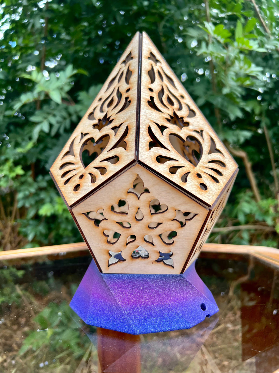 Hearts Unbound || LampGeo || Rechargeable LED Shadowlamp – AglowGeo